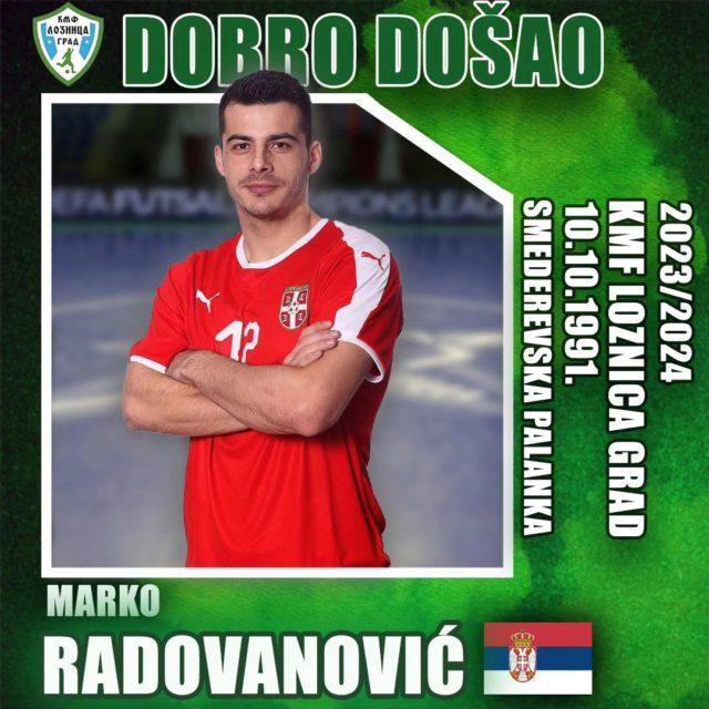Marko Radovanović nova "bomba" na Lagatoru! - Futsal BALKAN